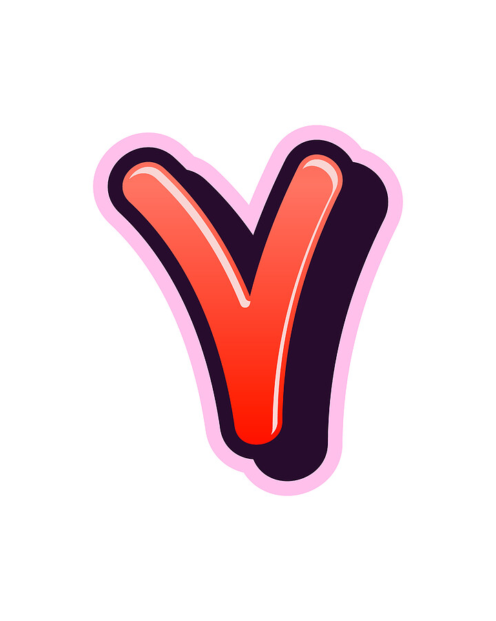 Letter V Graffiti Alphabet, V Typography Red letter V, Streetart ...