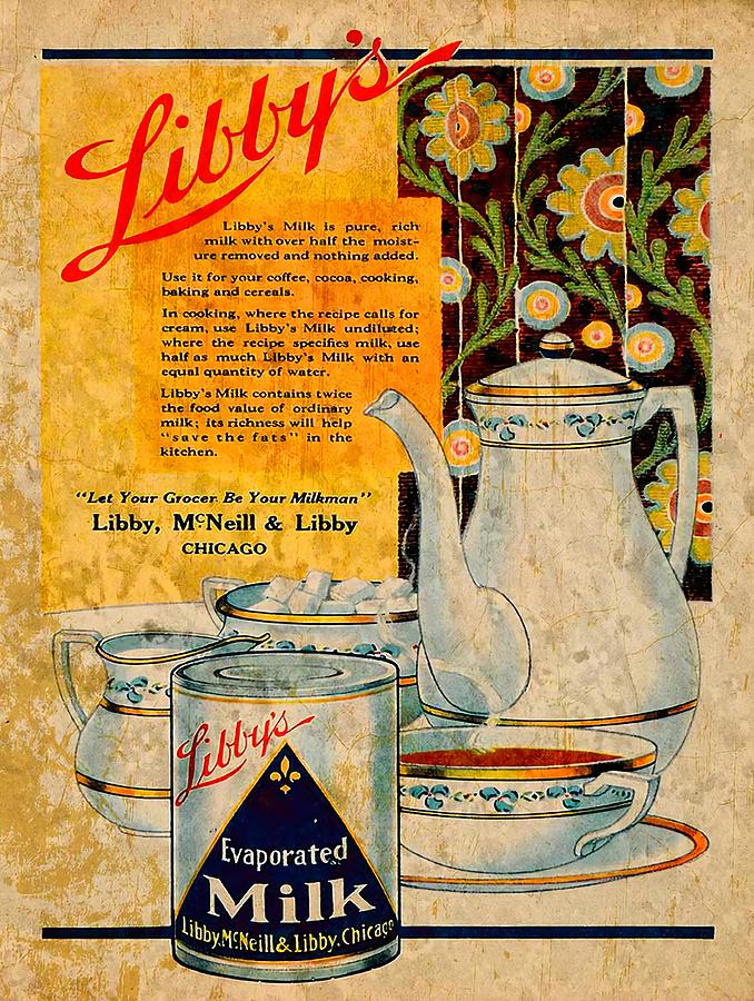 Libby's Evaporated Milk Antique Advertisement MGS067 Digital Art by Cody Cookston - Fine Art America