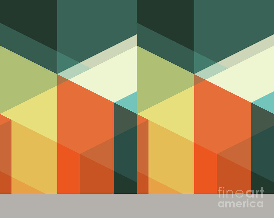 Line Traingle Pattern Tapestry - Textile by And Art - Fine Art America