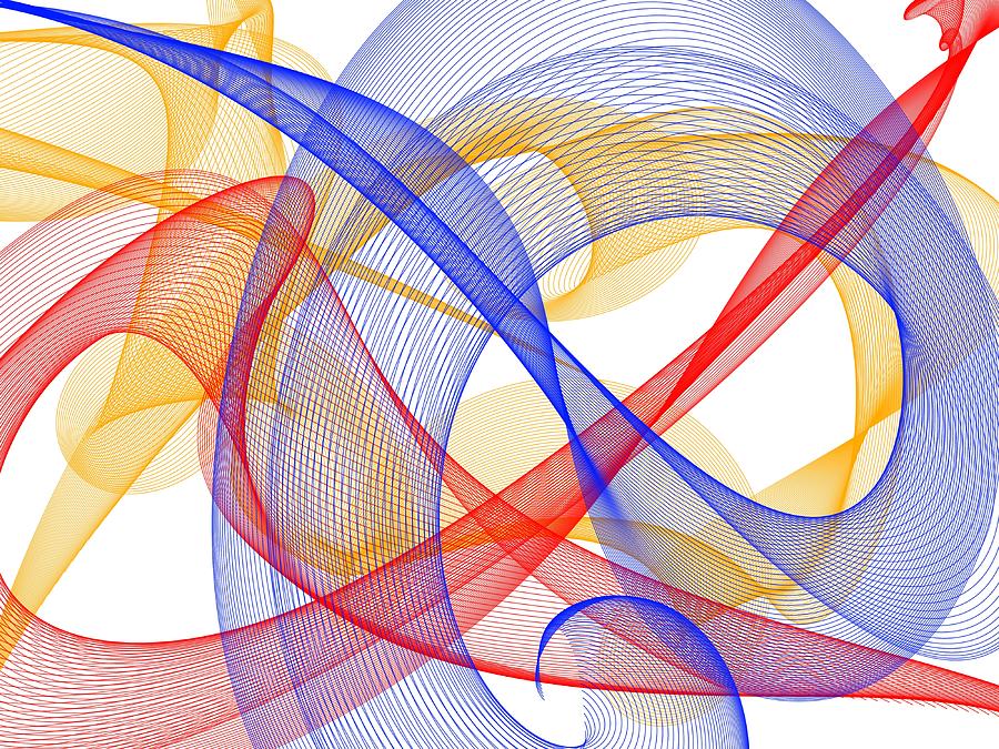 Linear Curves Digital Art by Carlos Amaro - Fine Art America