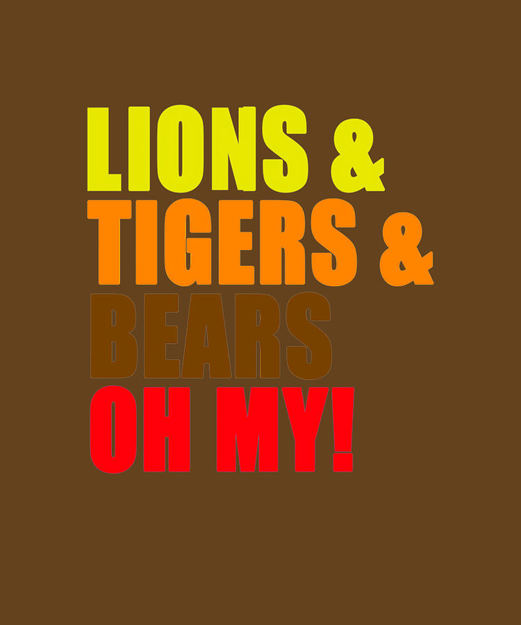 Lions And Tigers And Bears Oh My The Wizard Of Tapestry - Textile by ...