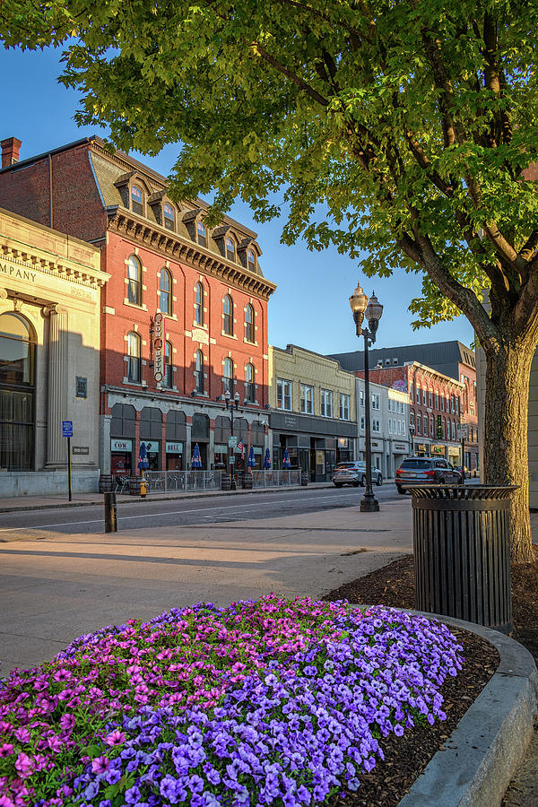 Lisbon St., Lewiston, Maine Photograph by Richard Plourde - Fine Art ...