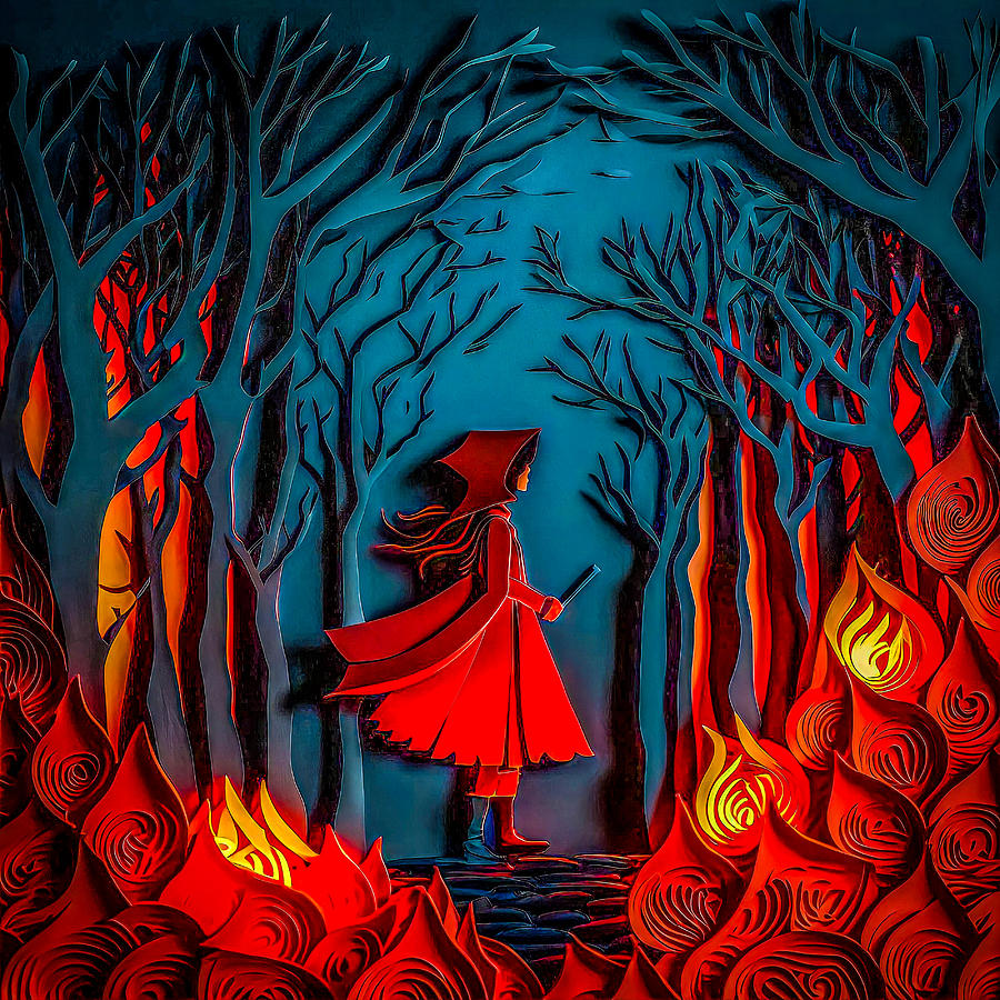 Little Red Riding Hood Digital Art by Paul Charles - Fine Art America