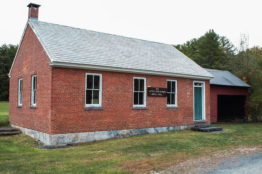 Little Red School House Photograph by Tim Dusenberry | Pixels
