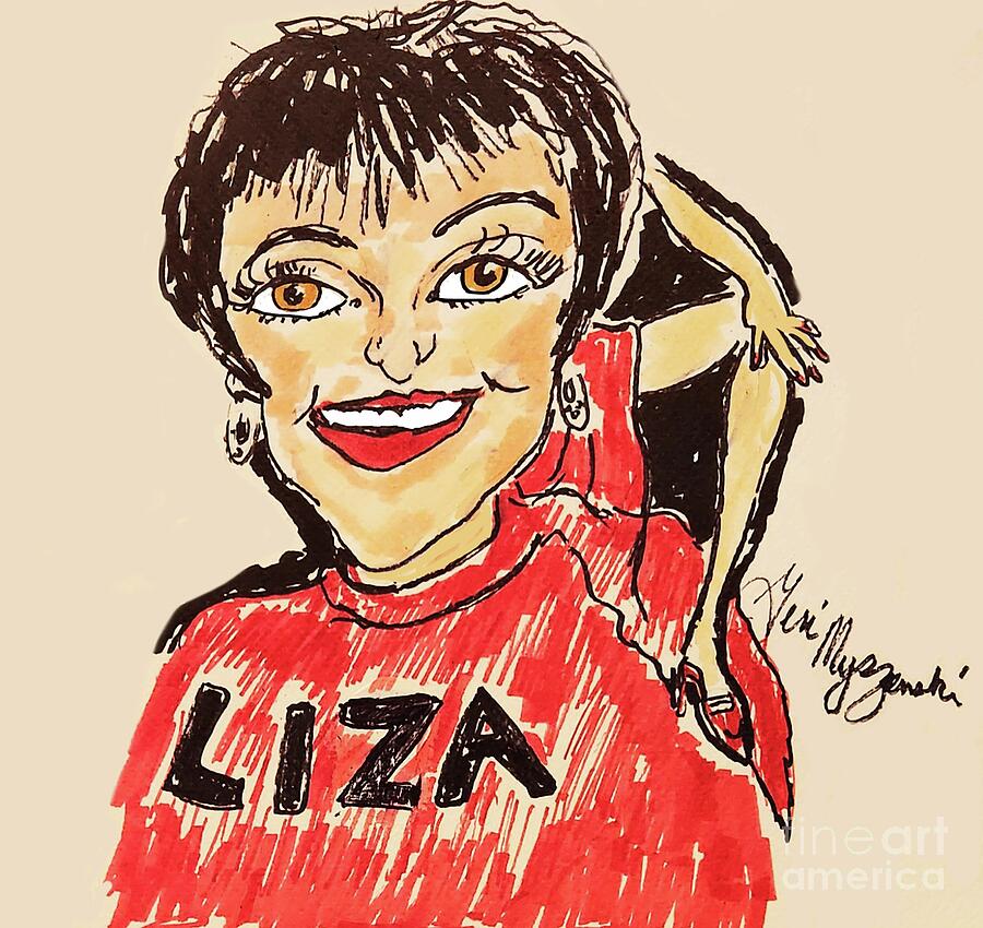Liza Minnelli Mixed Media By Geraldine Myszenski Fine Art America