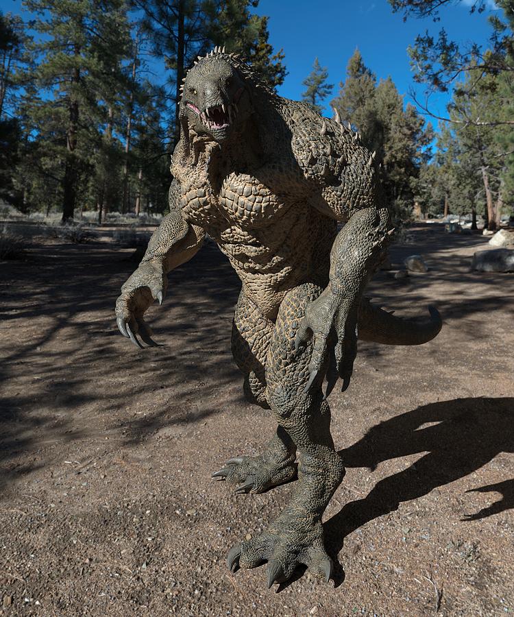 Lizard Alien Digital Art by Thomas Hauser - Fine Art America