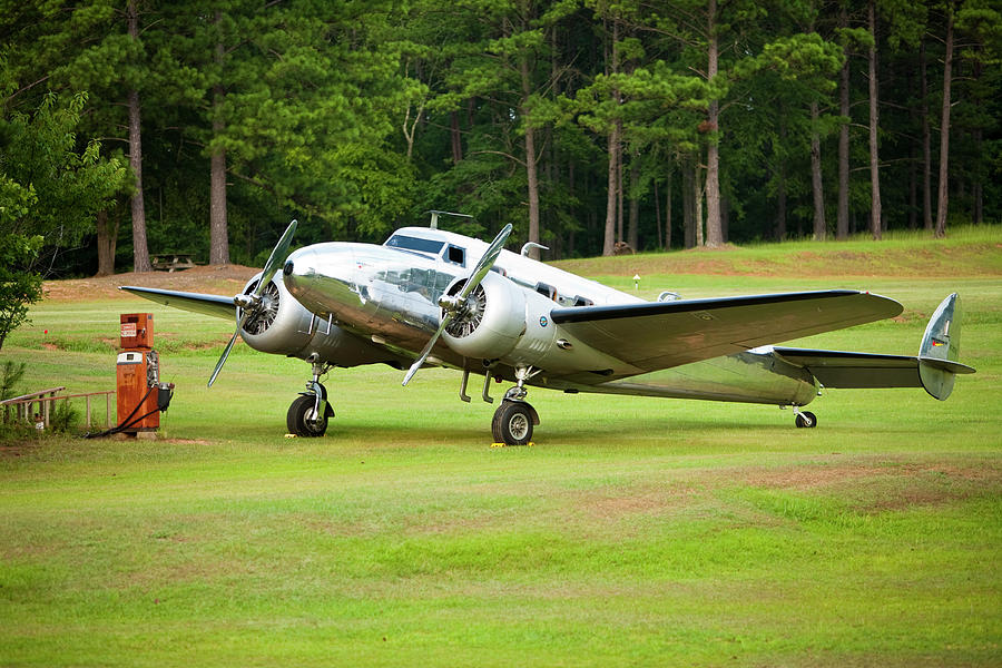 Lockheed 12A Electra Junior Photograph by John Slemp