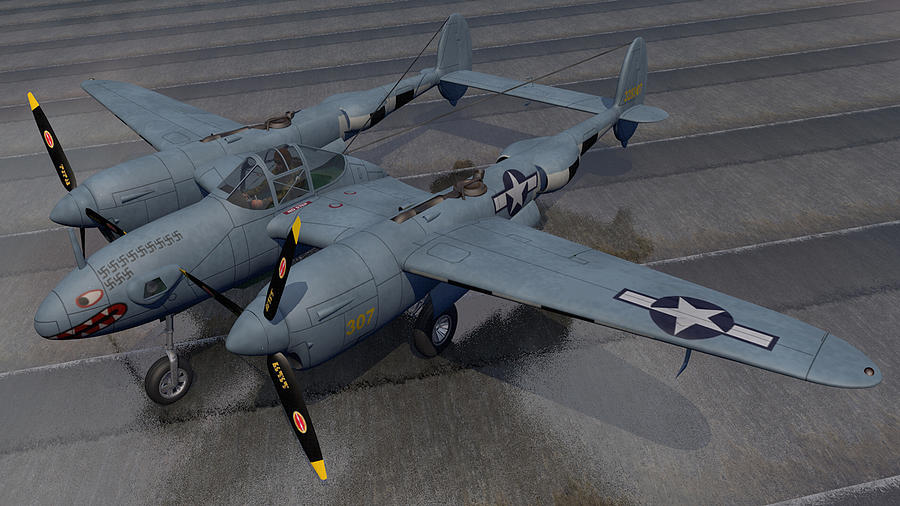 Lockheed F-5A Photo Lightning Digital Art by Mark Rowles - Fine Art America