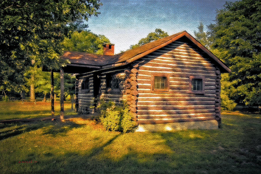 Log Cabin Digital Art by Brian Wallace - Fine Art America