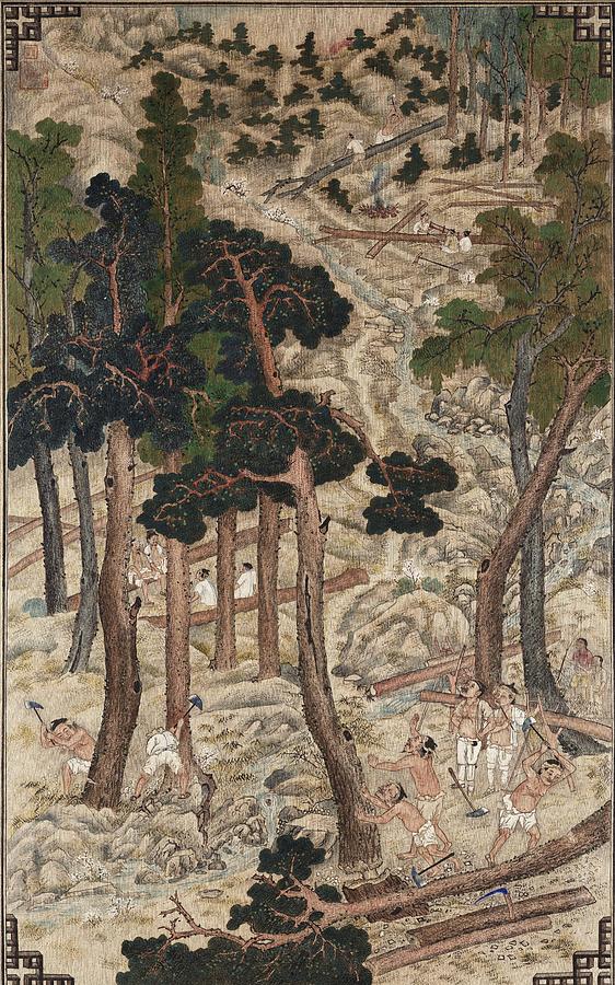 Logging Painting by Logging - Pixels