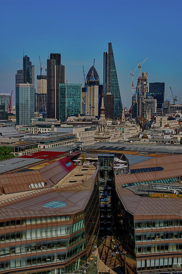 London skyline from St Paul's Cathedral Photograph by Vladimir Rayzman ...