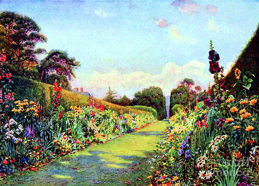 Long Border, Holme Lacy - Rowe Modified Digital Art by Julien Coallier ...