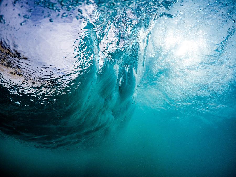 Looking Through A Wave Photograph by Anthony Quintano - Fine Art America
