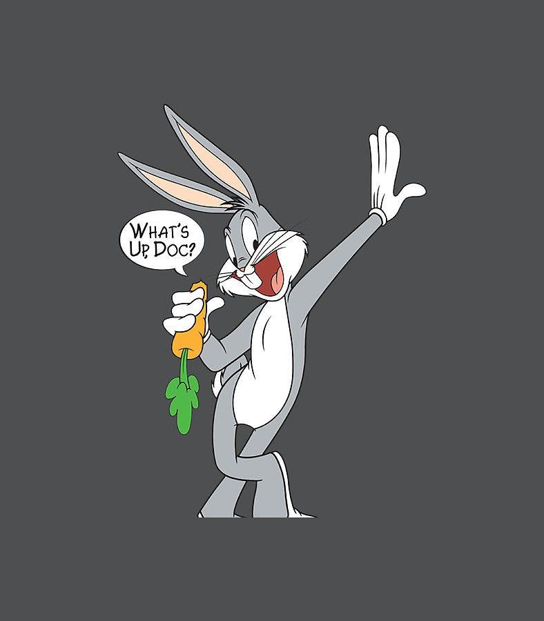 Looney Tunes Bugs Bunny Whats Up Doc Portrait Digital Art By Muhamc Munir Fine Art America