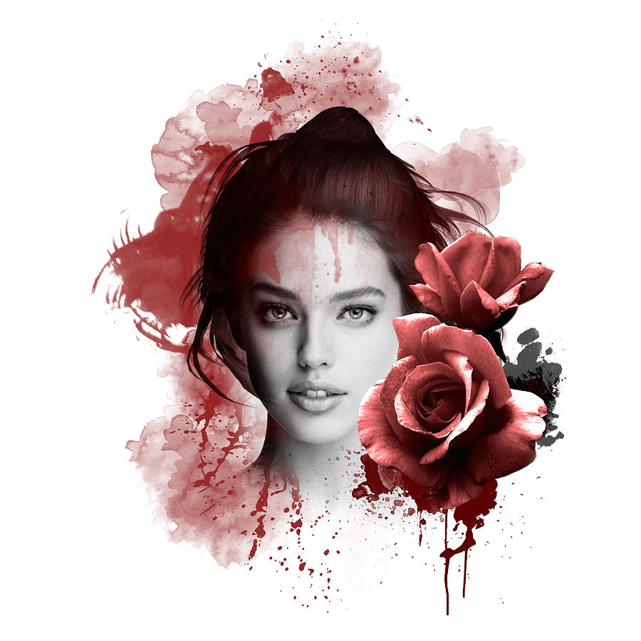 Lora Red Painting by Piro Pascal | Fine Art America