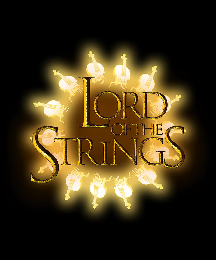 Lord Of The Strings Violin and Cello Musician Painting by Danielle Pete ...