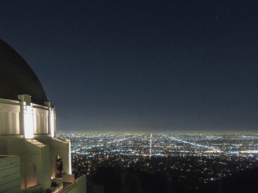 Los Angeles at night from Griffith Park Photograph by CariAnn Sparks - Pixels