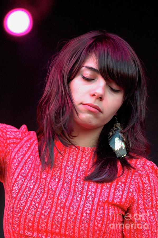 Lou Lou Ghelichkhani with Thievery Corporation Performing at The Photograph by David Oppenheimer ...