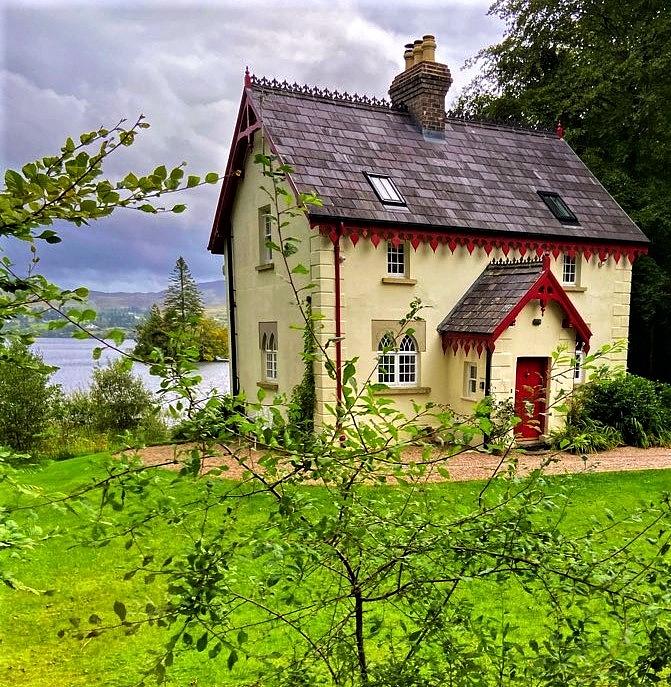 Lough Eske Castle Gate House Lodge Photograph by Karen Largent - Fine ...