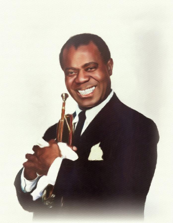 Louis Armstrong, Music Star Painting by John Springfield - Fine Art America