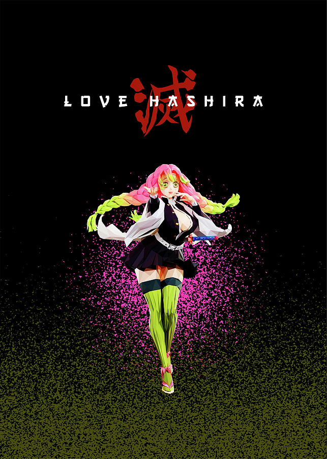 Love Hashira Digital Art by Art Nesia - Fine Art America