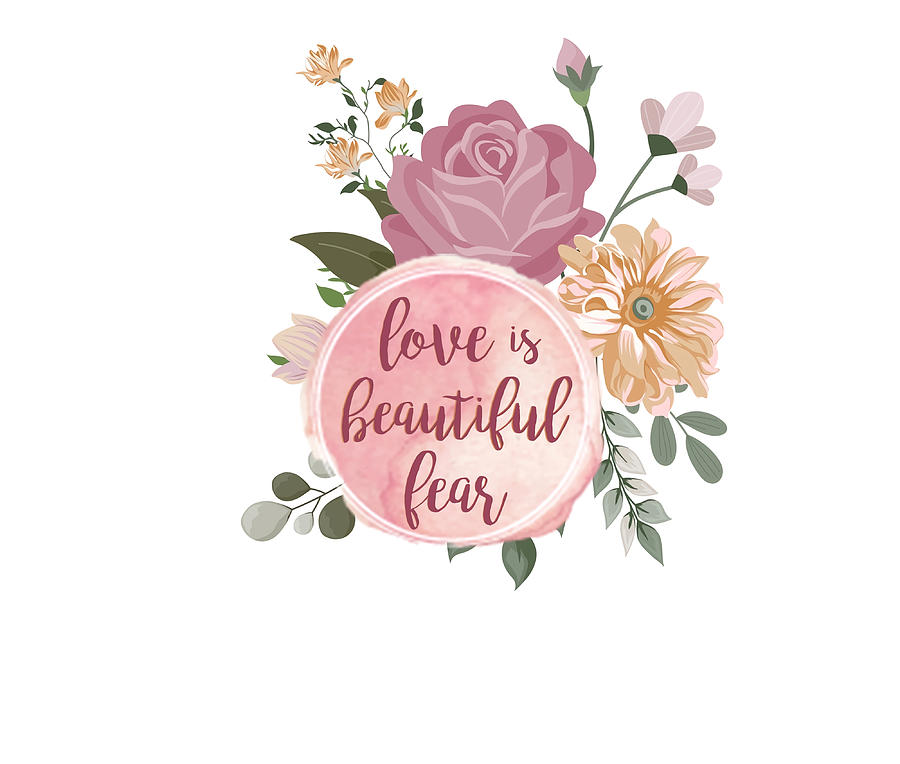 Love Is Beautiful Fear Selection Kiera Cass Red Painting by Phillips ...