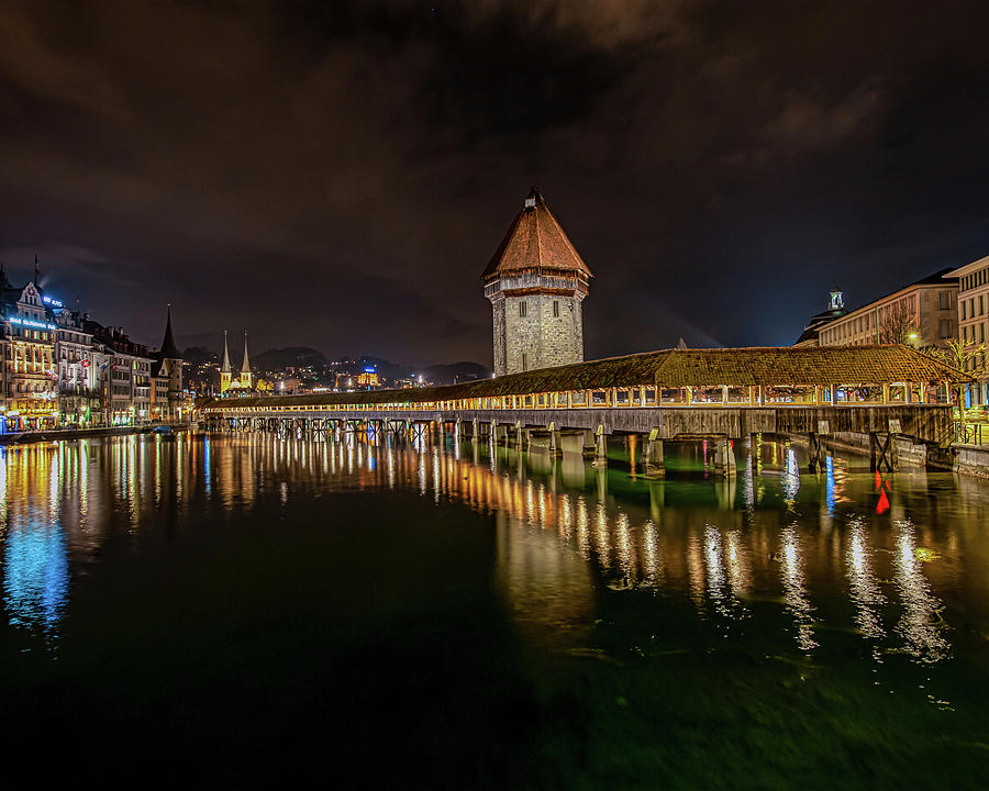 Lucern Water Tower Photograph by Alberto Dominguez - Fine Art America