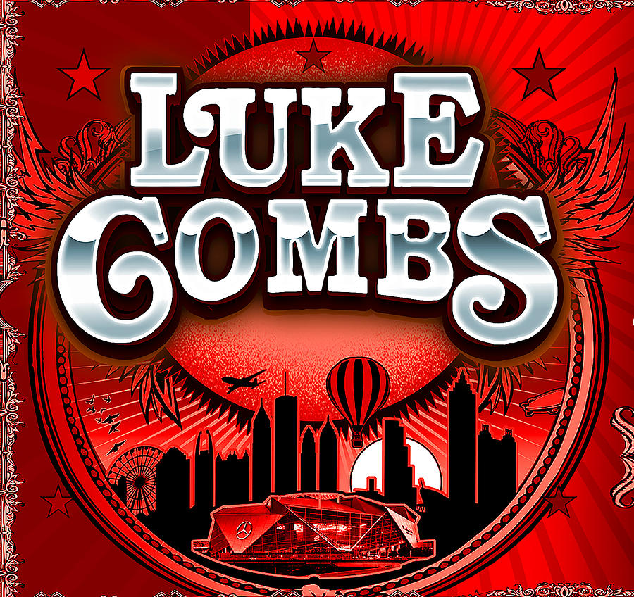Luke Combs Digital Art by Elizabeth Davis - Fine Art America