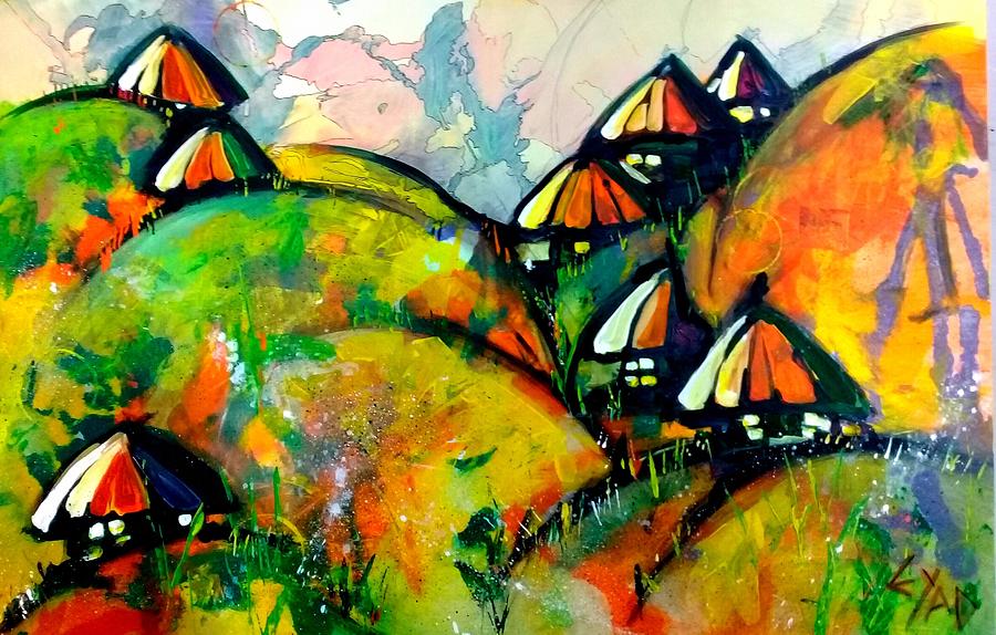 Lunga Lunga Rd. Painting by Eric Shelton - Fine Art America