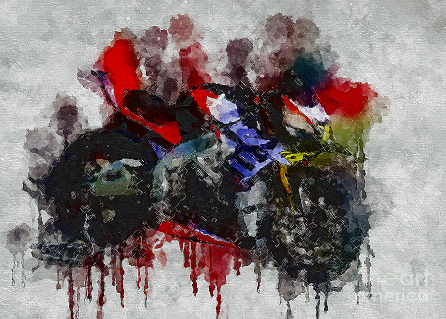 M037 Aprilia Tuono V4 X 2021 Superbikes Digital Art by Lisa Von - Fine Art America