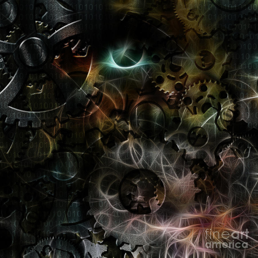 Machine binary abstract Digital Art by Bruce Rolff - Fine Art America