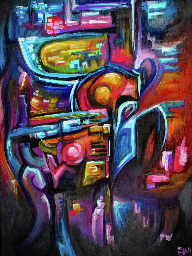Machine Learning Painting by Benjamin Norton - Fine Art America