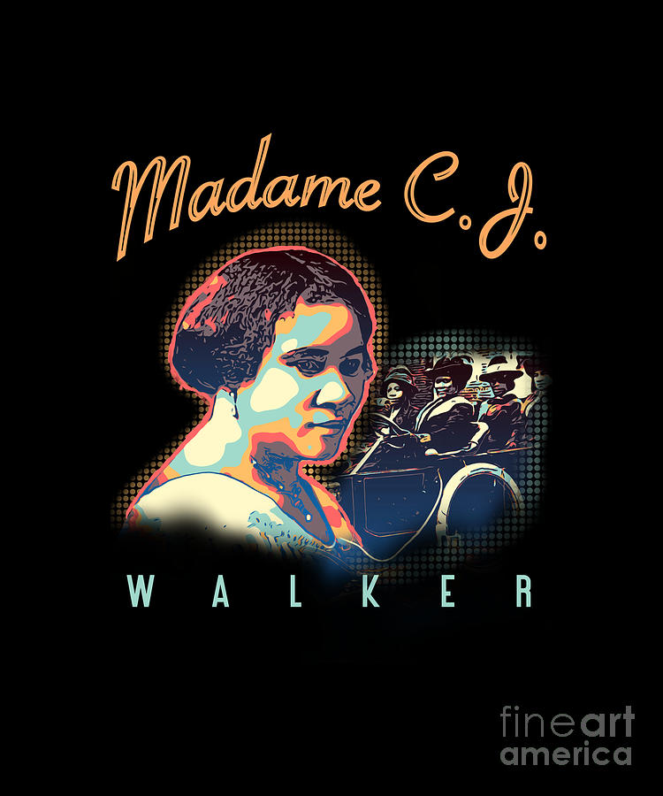 Madame cj walker Digital Art by AW Two Designs - Fine Art America