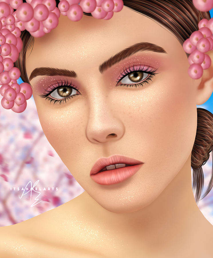 Madison Beer Digital Painting Painting by Its Angel - Pixels