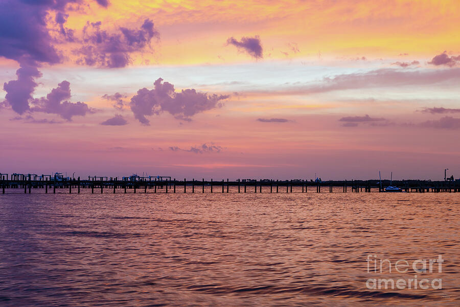 Magical Pink Sunset Navarre Beach Photograph by Jennifer White - Fine ...