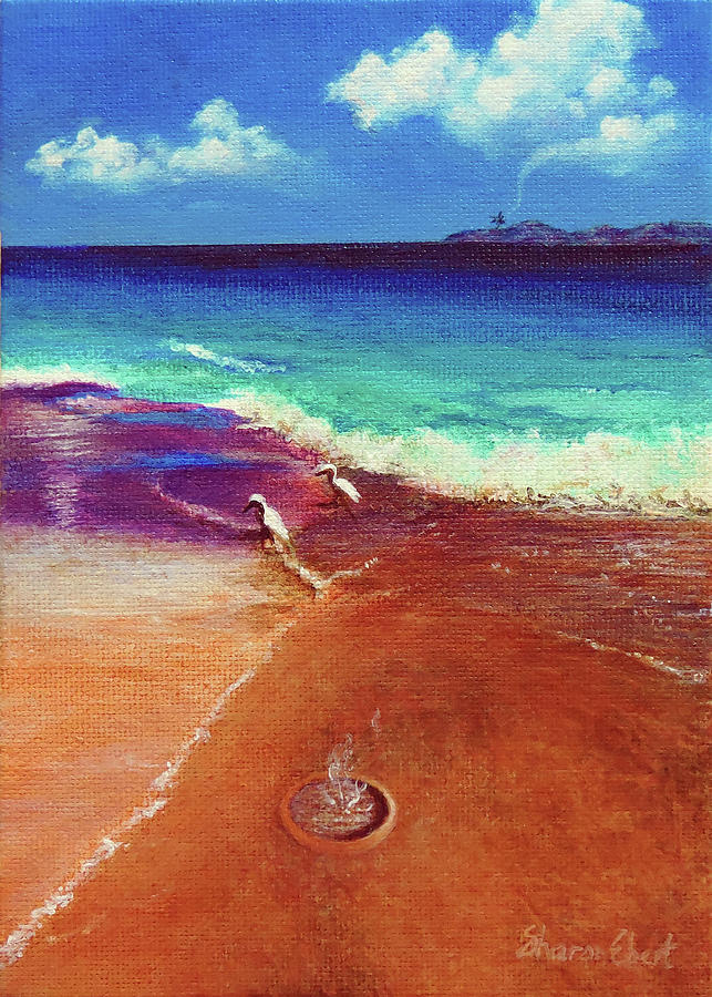 Making Waves Painting by Sharon Ebert - Fine Art America