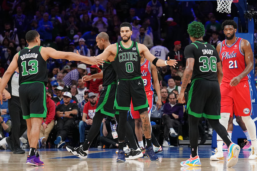 Malcolm Brogdon and Jayson Tatum by Jesse D. Garrabrant