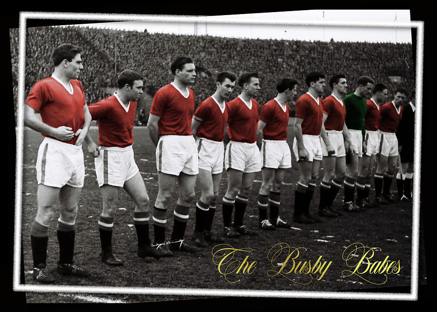 Manchester United Busby Babes Digital Art By Jay Coulthurst Pixels