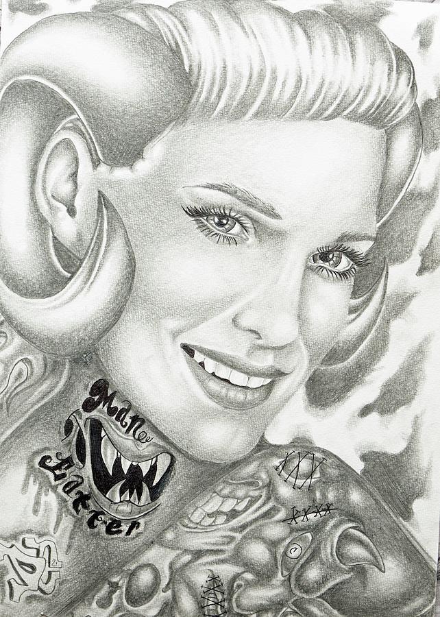 ManEater Drawing by Douglas Lehman - Fine Art America