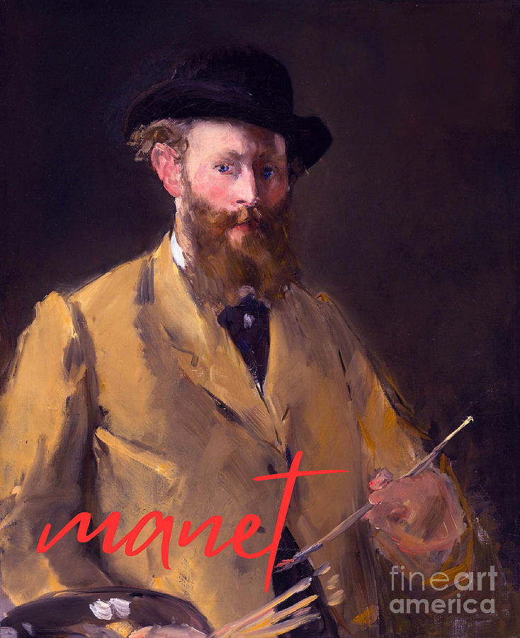 Self-Portrait with Palette 1879 Digital Art by Diane Hocker - Fine Art America