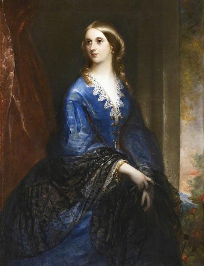Maria Harriet Hesketh Lady Palk 1826-1905 later Baroness Haldon Drawing ...