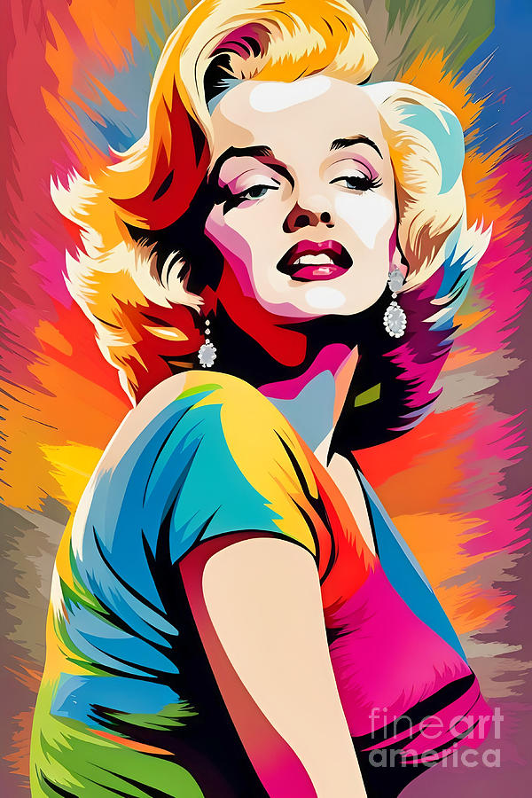 Marilyn Monroe XVI Digital Art by Munir Alawi - Pixels