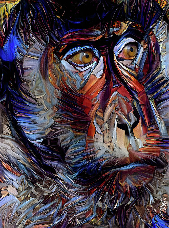 MARKKO monkey Mixed Media by Lea Roche - Fine Art America