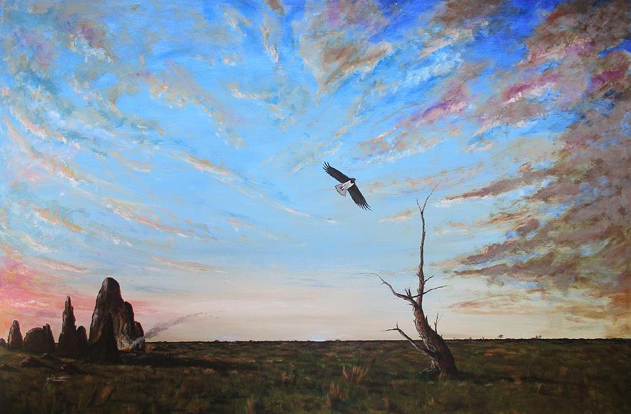 Martial Eagle Painting by Daniel McQuestion - Fine Art America