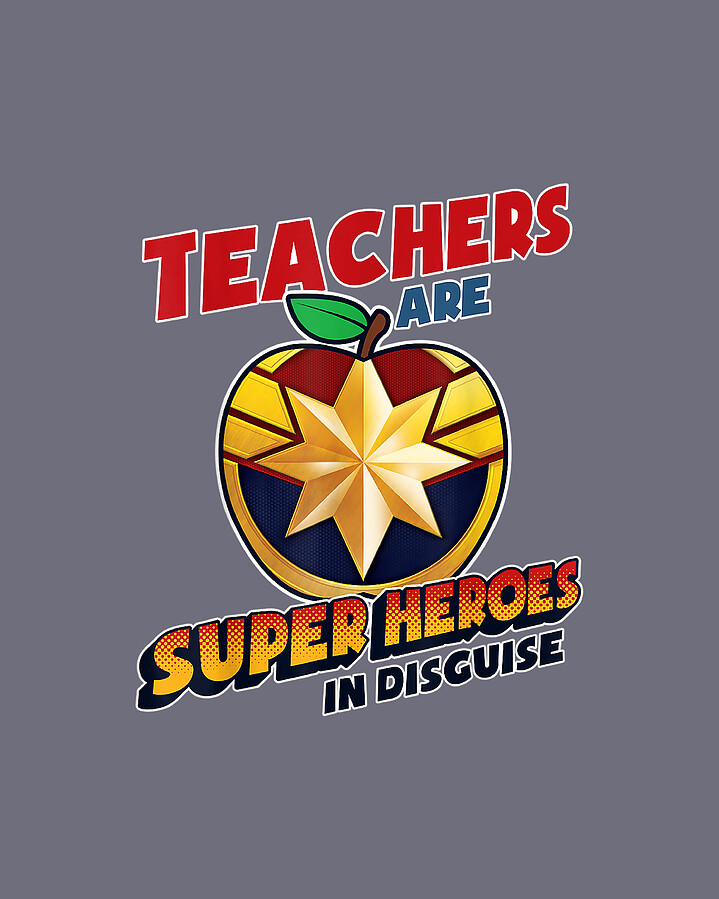 Marvel Teachers Are Super Heroes In Disguise Captain Marvel1 Digital ...