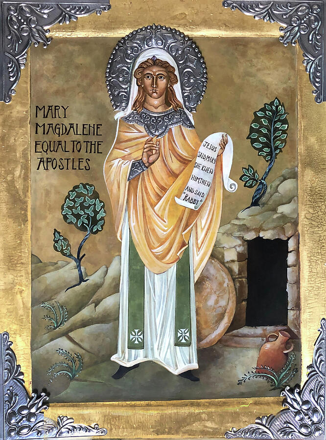 Mary Magdalene Equal to the Apostles Painting by Mary jane Miller - Pixels Merch