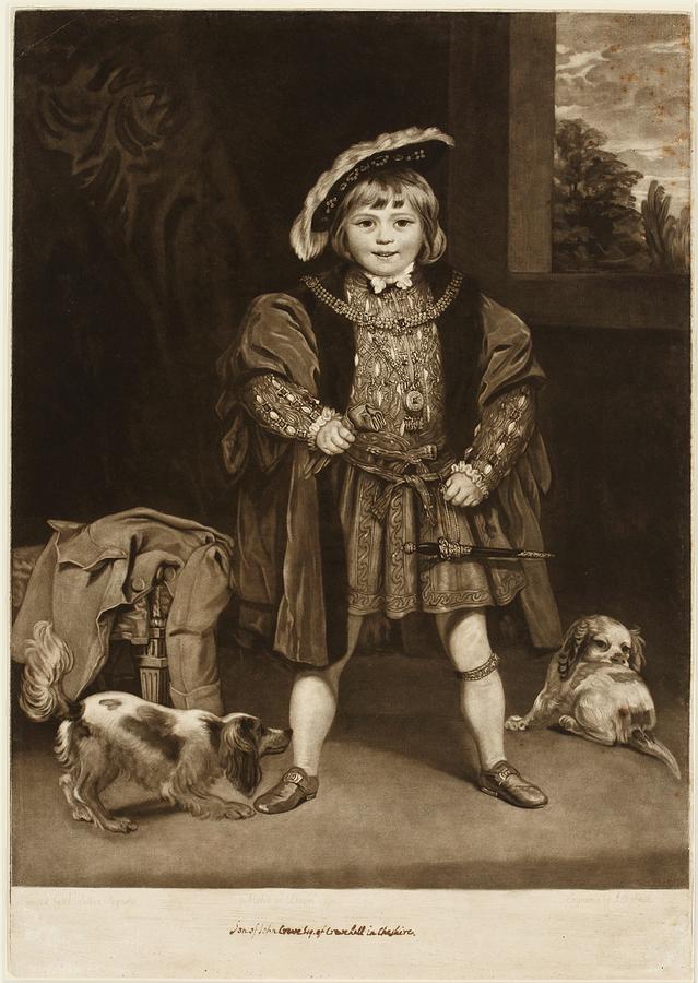 Master Crewe as Henry VIII Joshua Reynolds John Raphael Smith Painting ...
