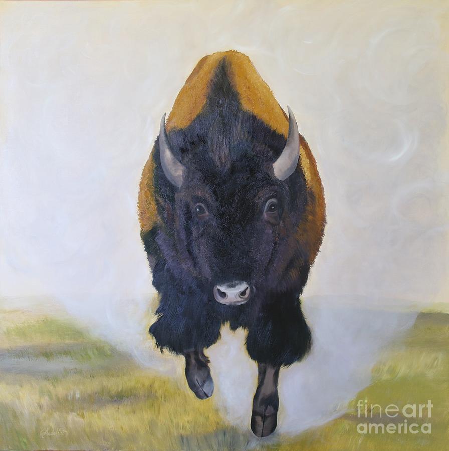 Master of the Prairie Painting by Carolyn Ardolino - Fine Art America