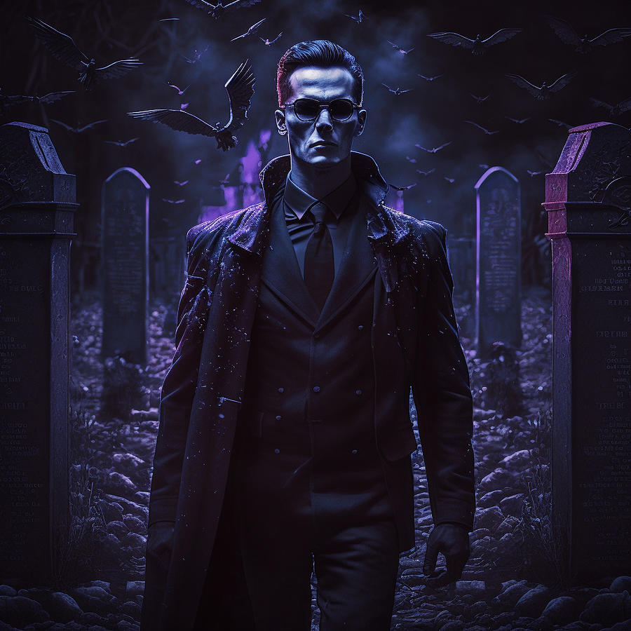 Matrix Vampire Digital Art by Daniel Sheldon - Fine Art America