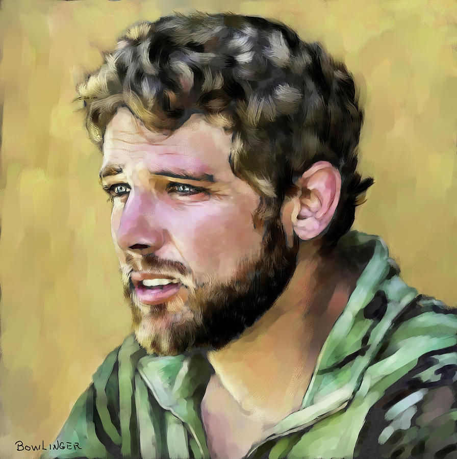 Max Thieriot Digital Art by Scott Bowlinger - Pixels